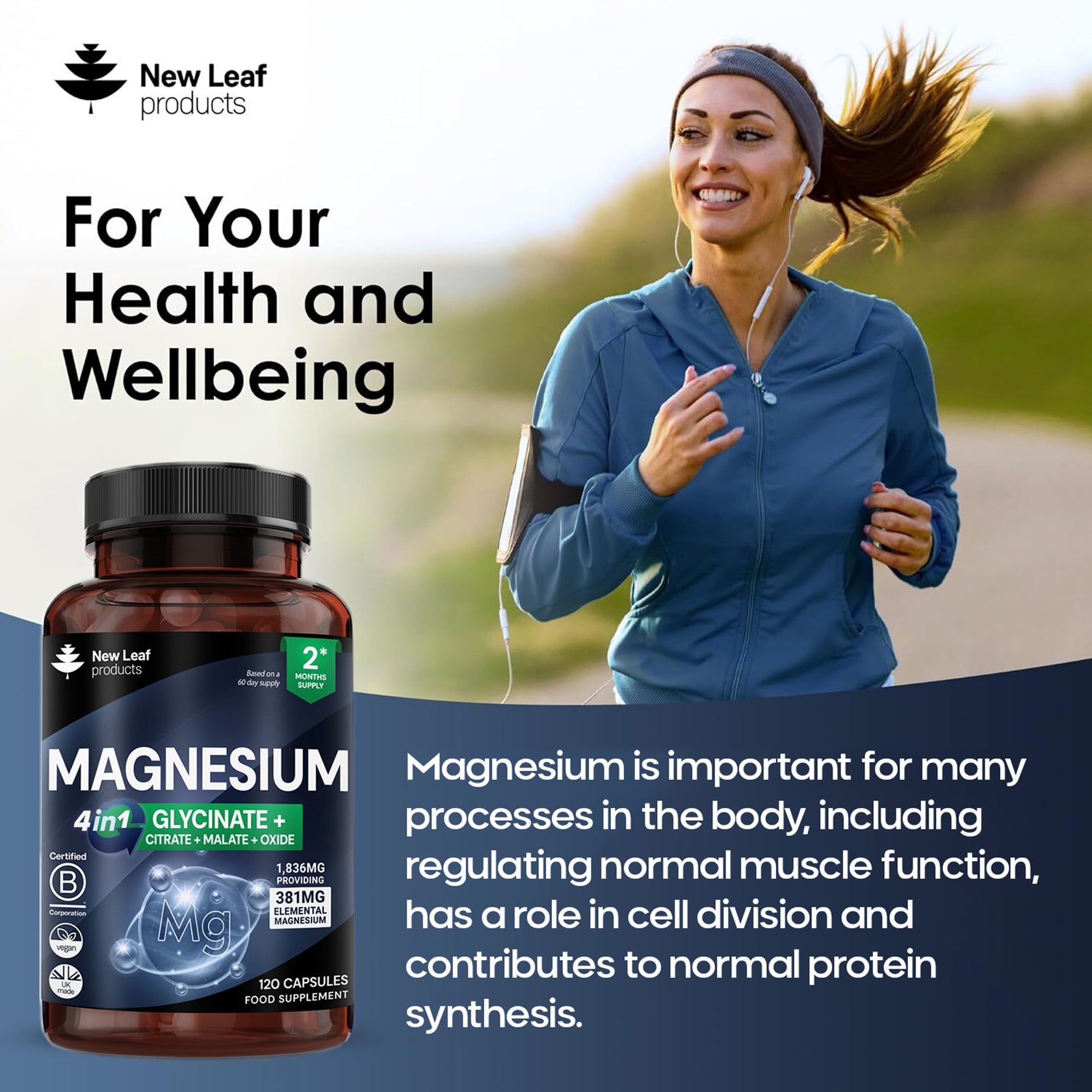Magnesium Complex 4 in 1 Tablets | New Leaf Supplements – New Leaf Products
