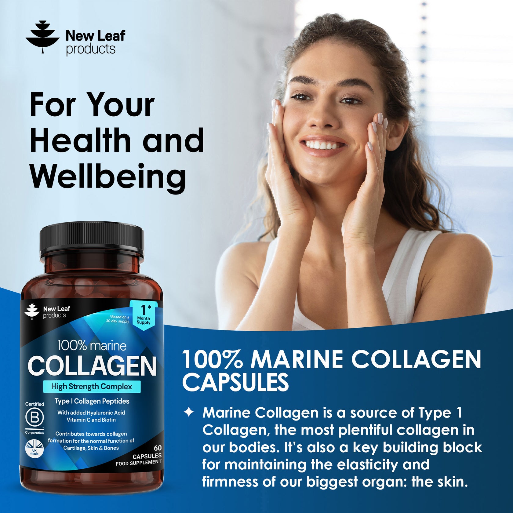 Marine Collagen Capsules | New Leaf Supplements – New Leaf Products